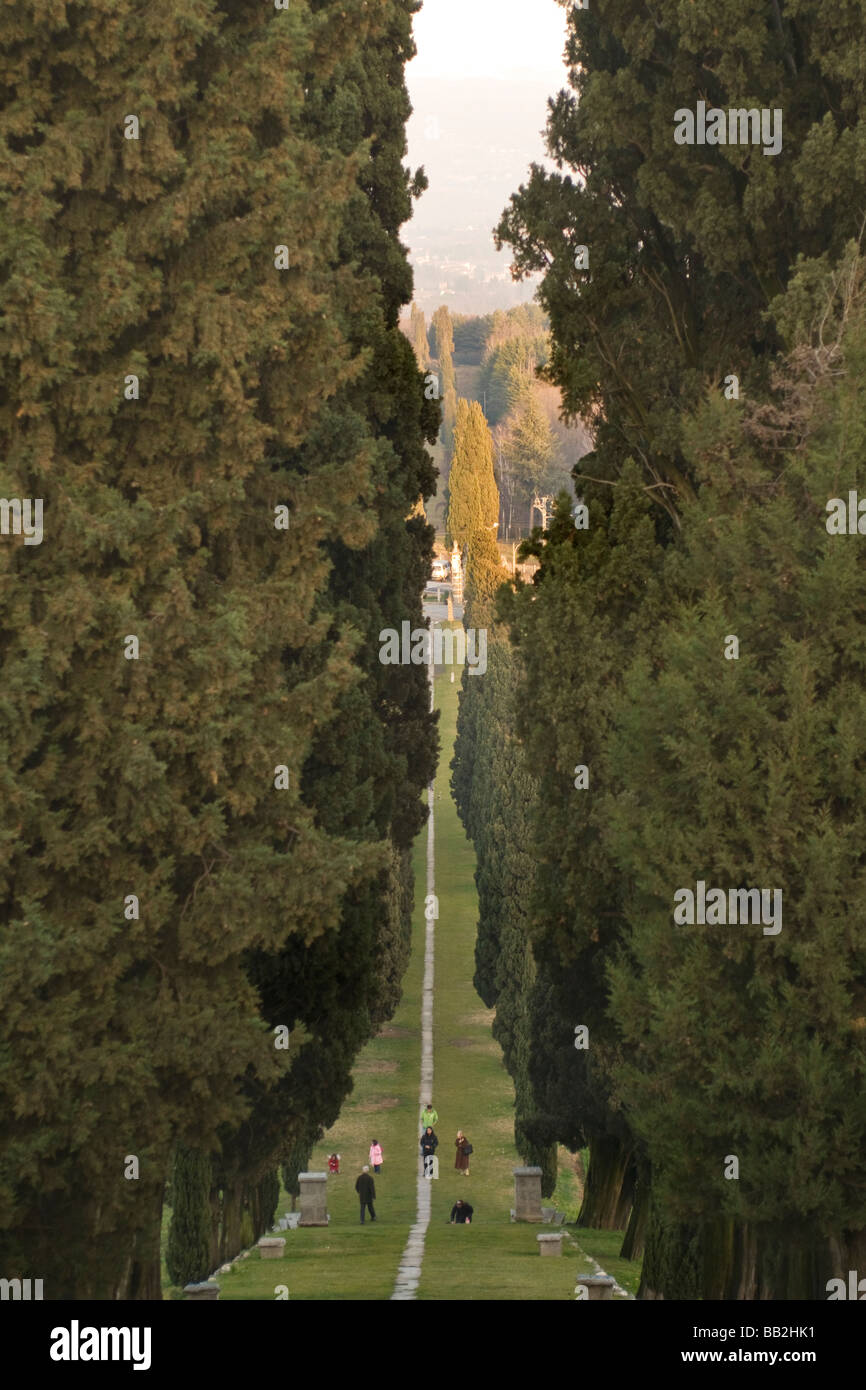 Communal gardens to Inverigo Province of Como Italy Stock Photo - Alamy