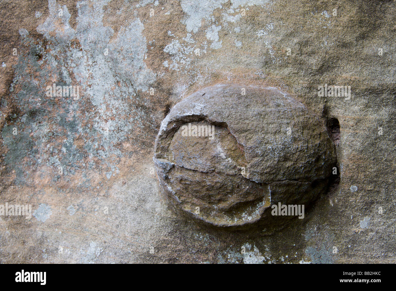 Enclosure in sandstone Stock Photo - Alamy