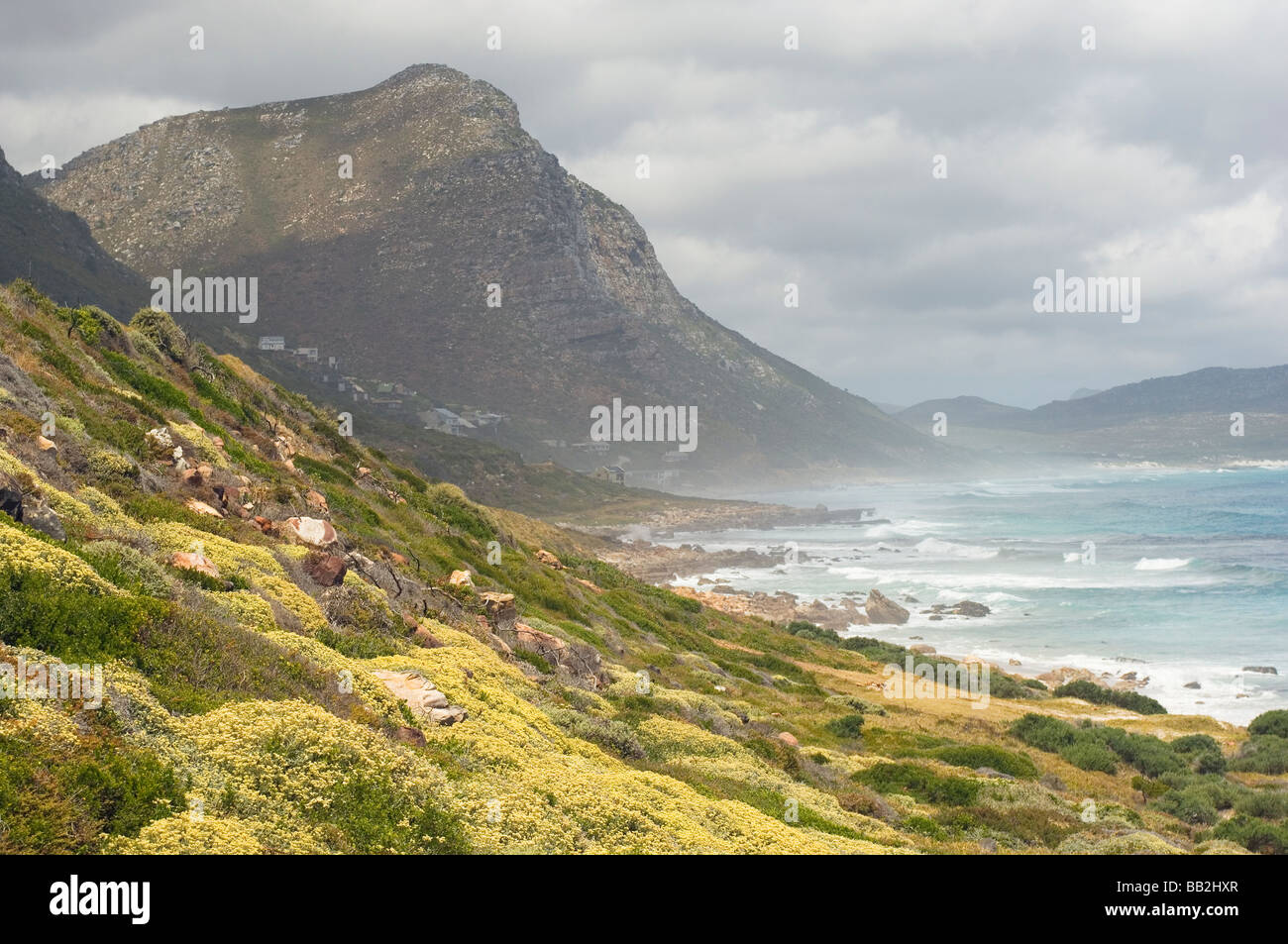 The Coastline at Misty Cliffs. Cape Point Peninsula, near Scarborough ...
