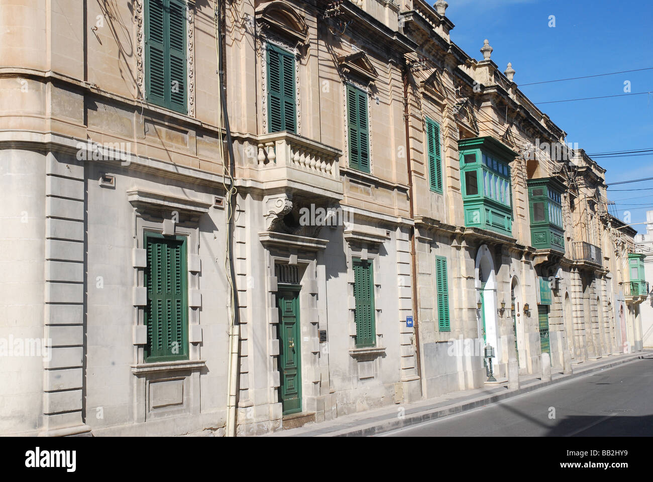 Typical Maltese street Stock Photo - Alamy