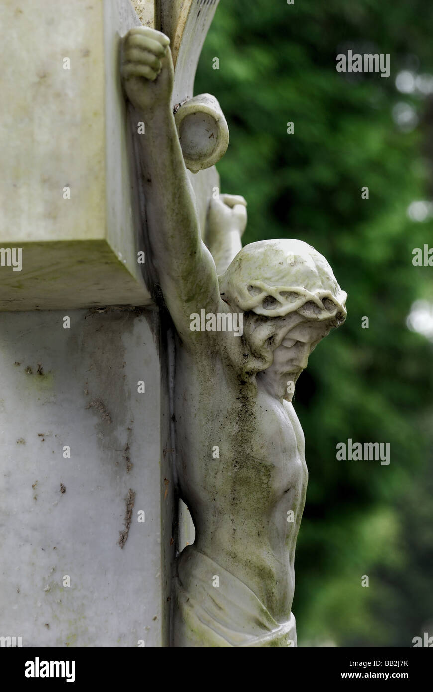 Monuments in the Victorian cemetery at Brookwood Surrey England UK ...
