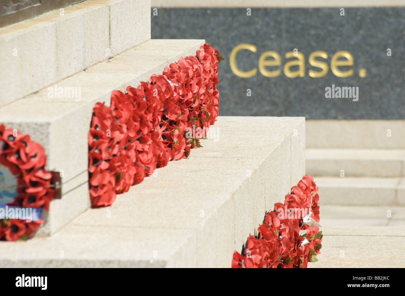 Post remembrance service Stock Photo - Alamy