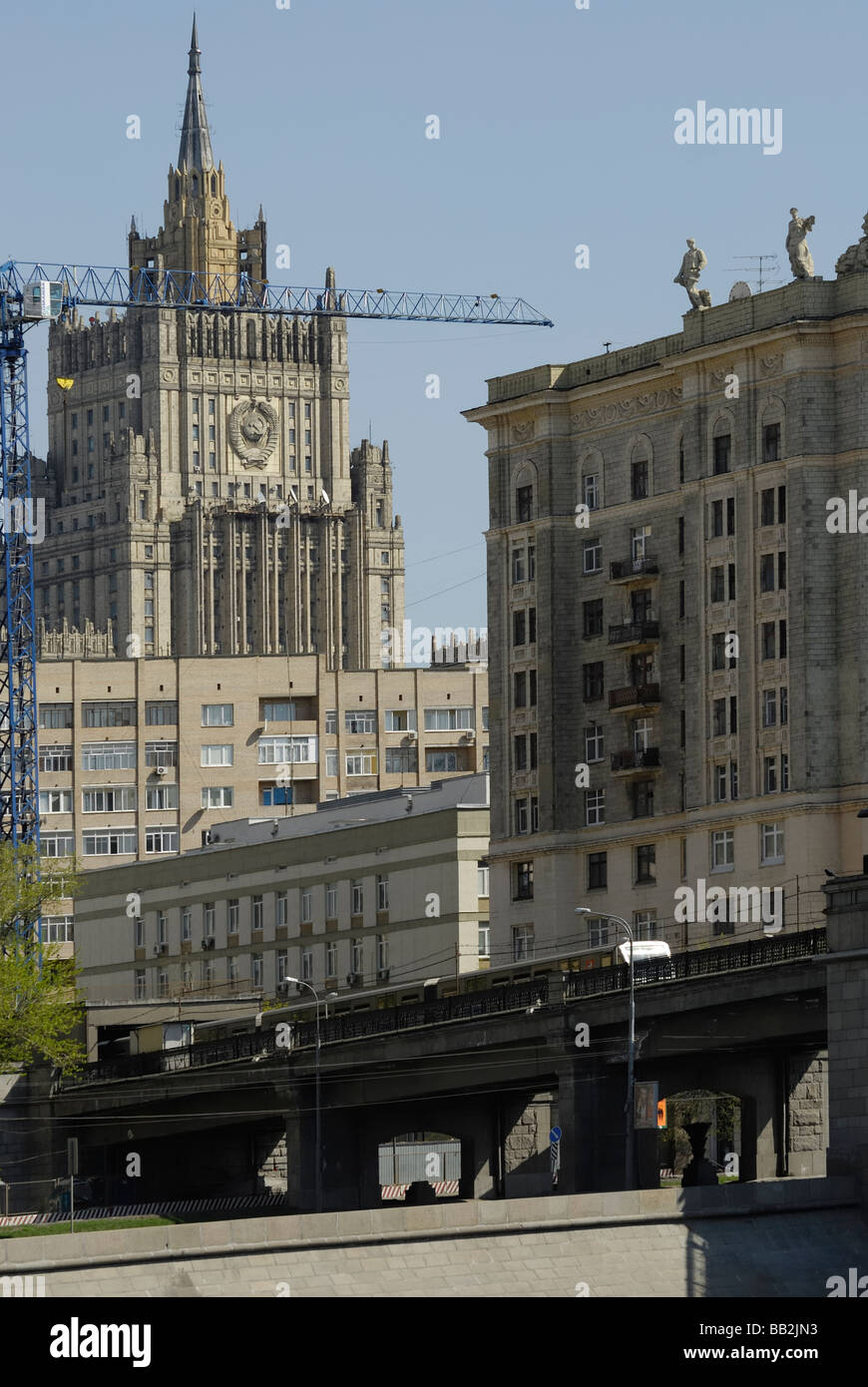 Moscow building soviet ministry foreign hi-res stock photography and ...