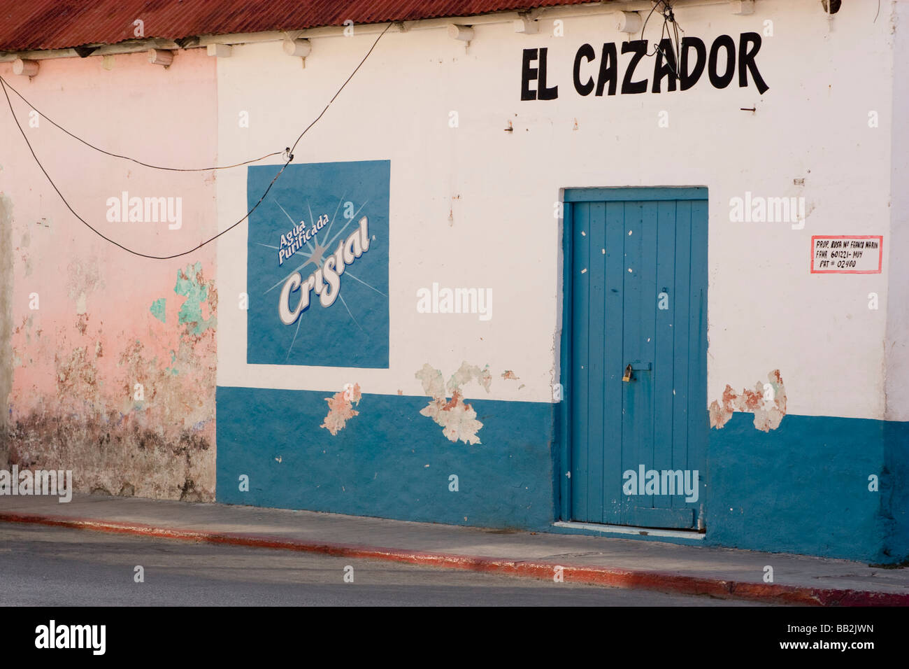Painted Doorway of Storefront in Cozumel, Mexico Stock Photo - Alamy