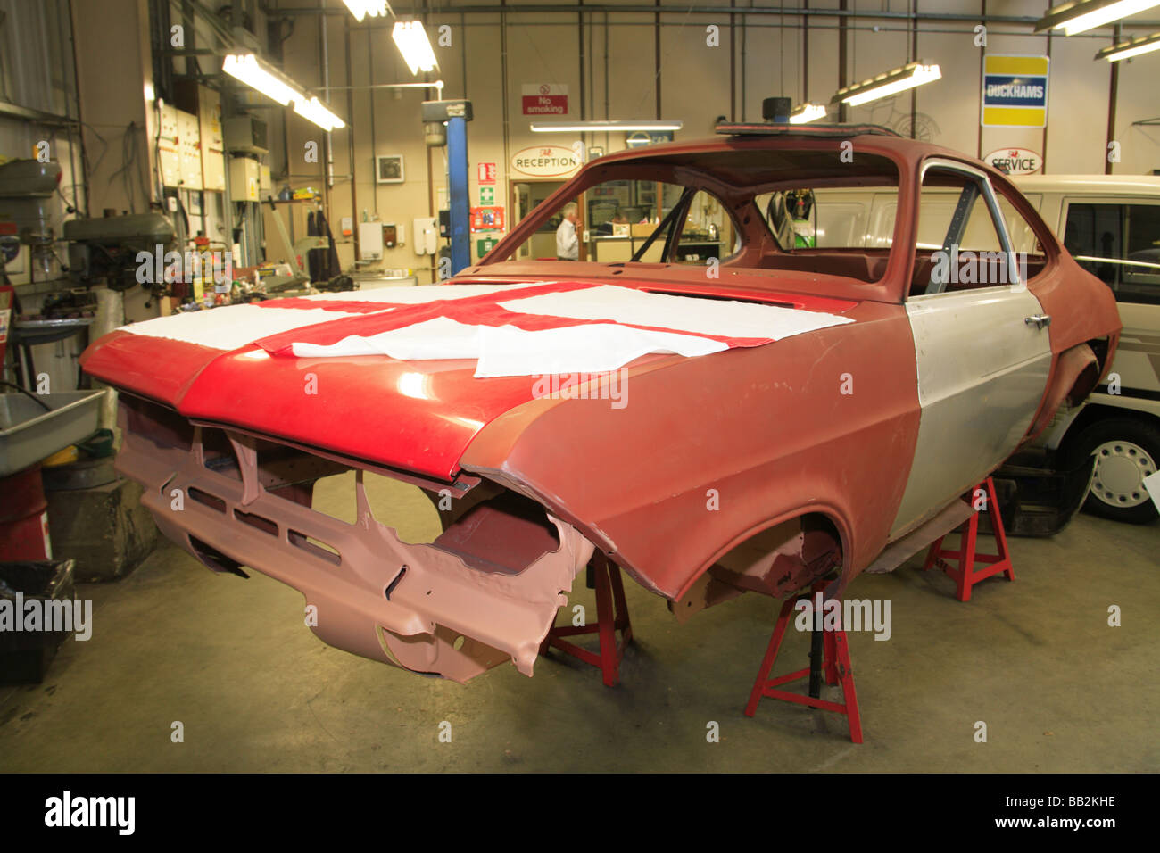 Vauxhall Motors Heritage Luton Viva droopsnoop body shell workshop ...