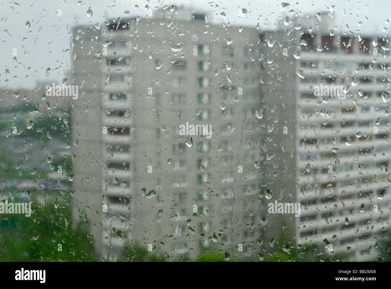 Rain drops on the window Stock Photo - Alamy