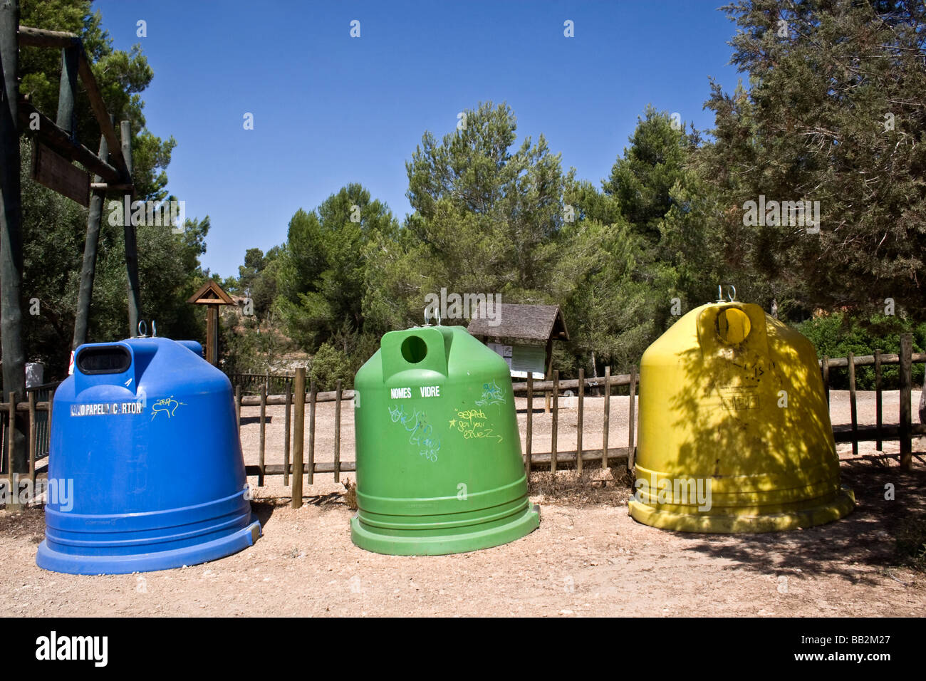 Recycling bins spain hi-res stock photography and images - Alamy