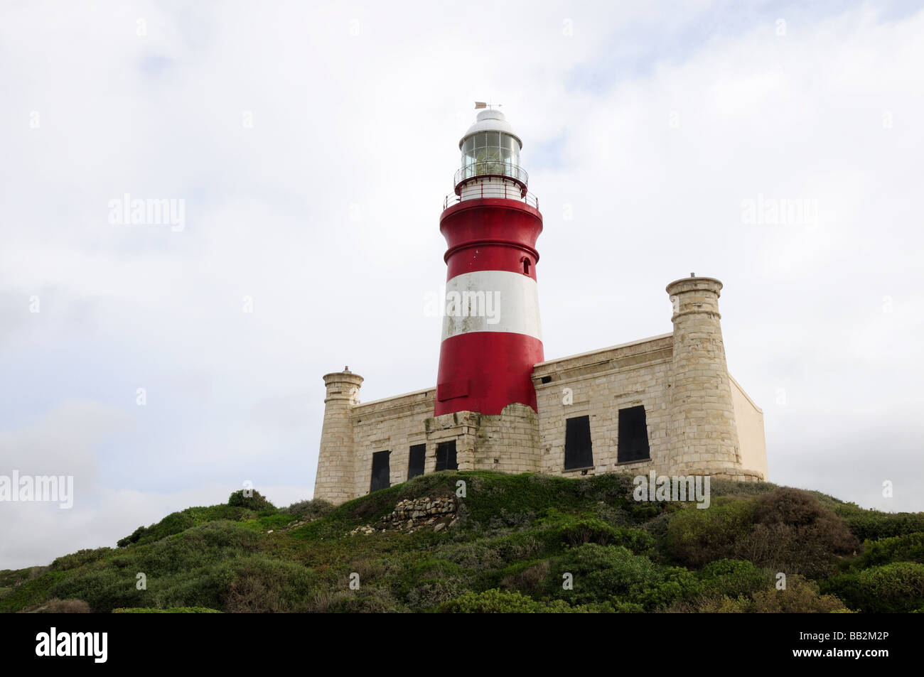 Cape Agulhas Lighthouse on the Southernmost point of Africa Cape ...