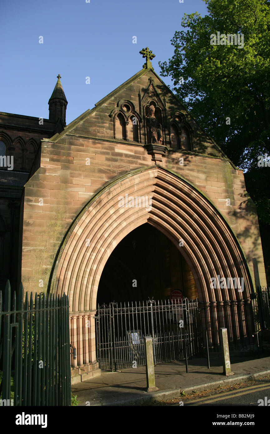 City of Chester, England. Main north entrance of the former Saxon ...