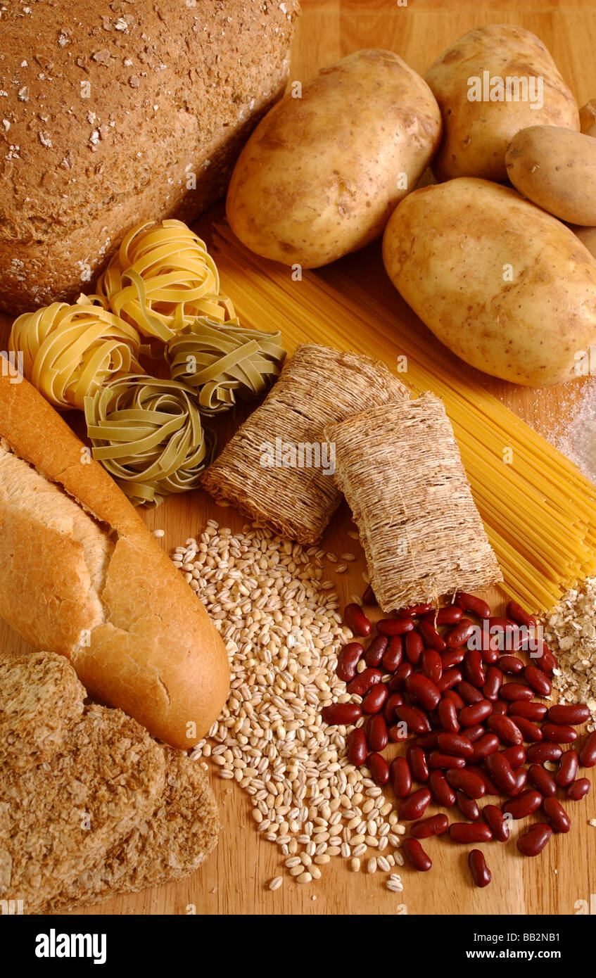 Carbs and pasta and bread hi-res stock photography and images - Alamy