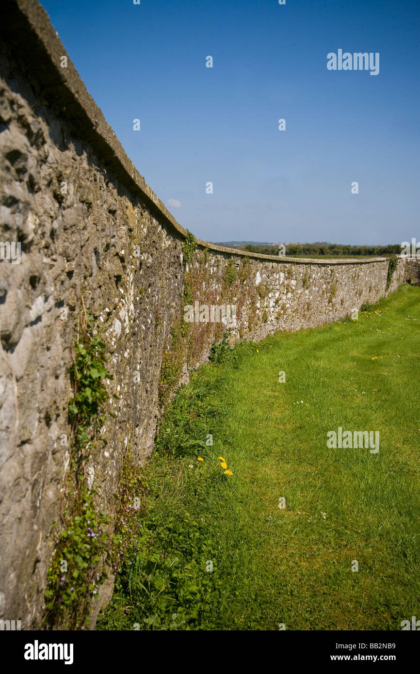 Old stone wall in western Ireland Stock Photo - Alamy