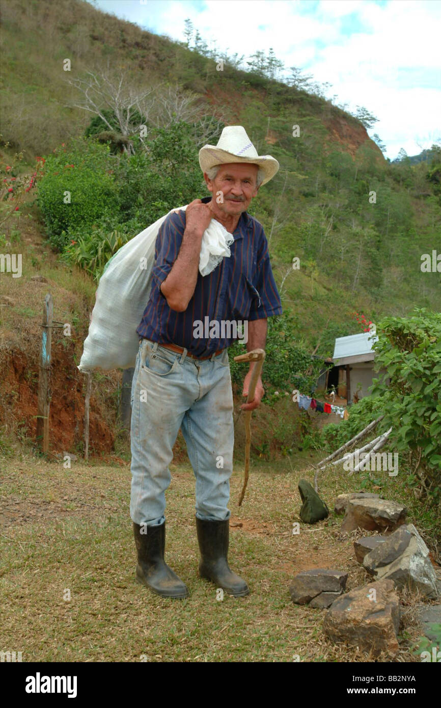 Hat costa rican man hi-res stock photography and images - Alamy