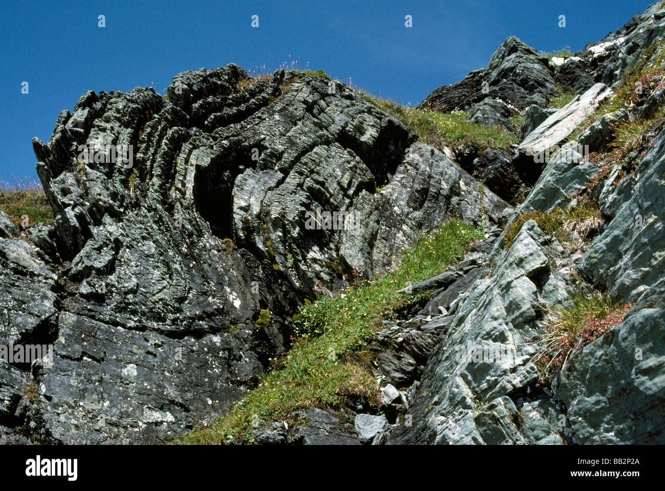 Folded mountain british columbia hi-res stock photography and images ...