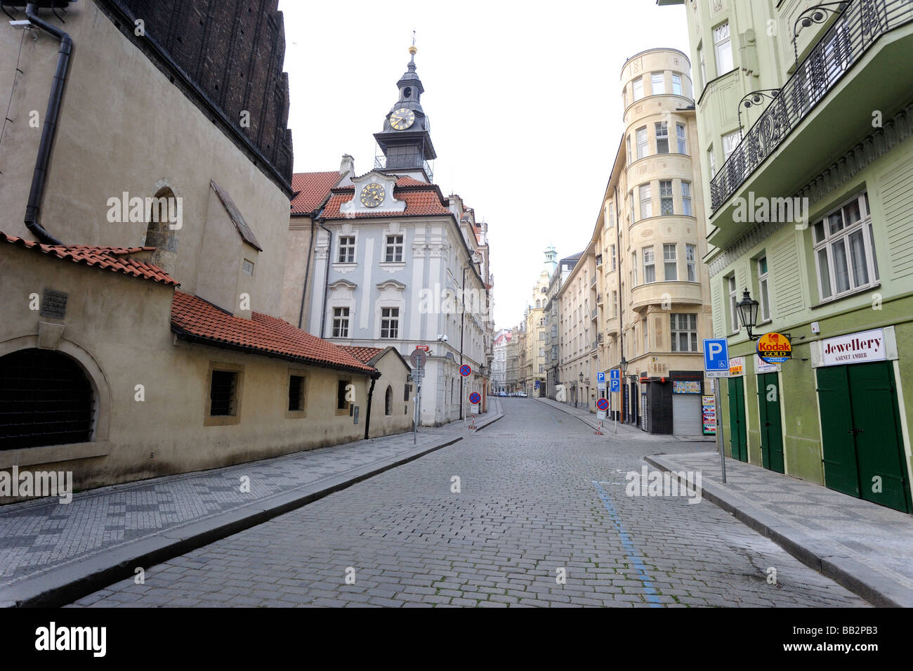 Old New Synagogue Staronova Synagoga Jewish Quarter Prague Czech ...