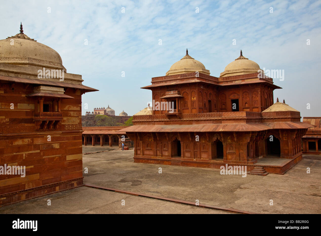 Birbal Palace in Akbar Harem Fatehpur Sikri India Stock Photo - Alamy