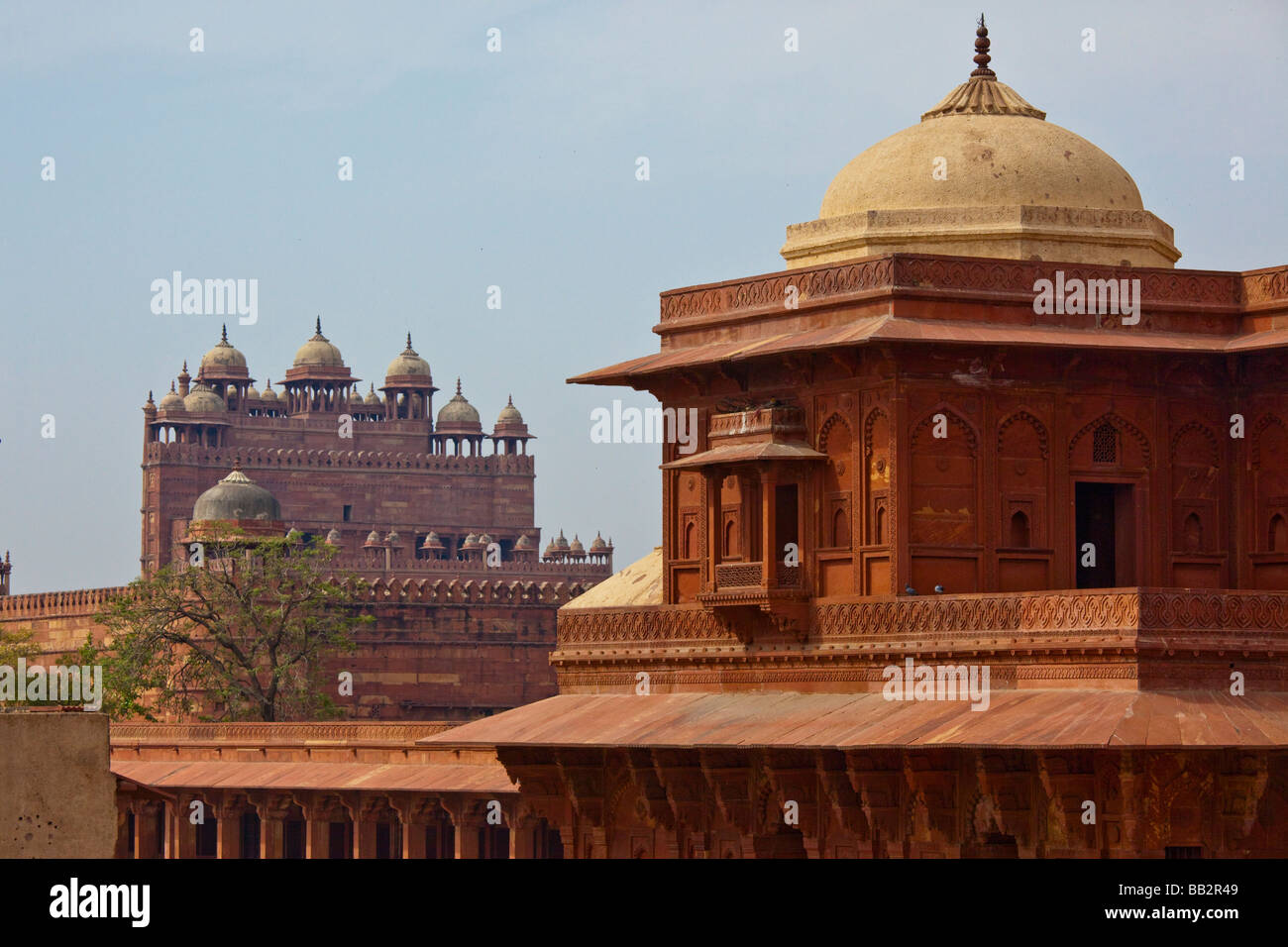 Jodhbai Palace in Akbar Harem Fatehpur Sikri India Stock Photo - Alamy