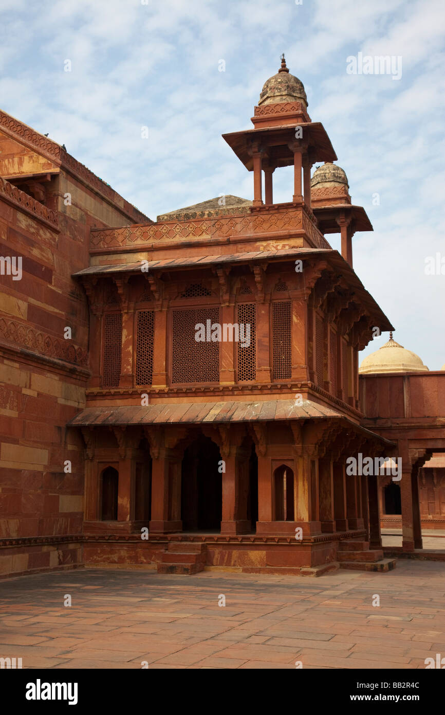 Jodhbai Palace Summer Room in Akbar Harem Fatehpur Sikri India Stock ...