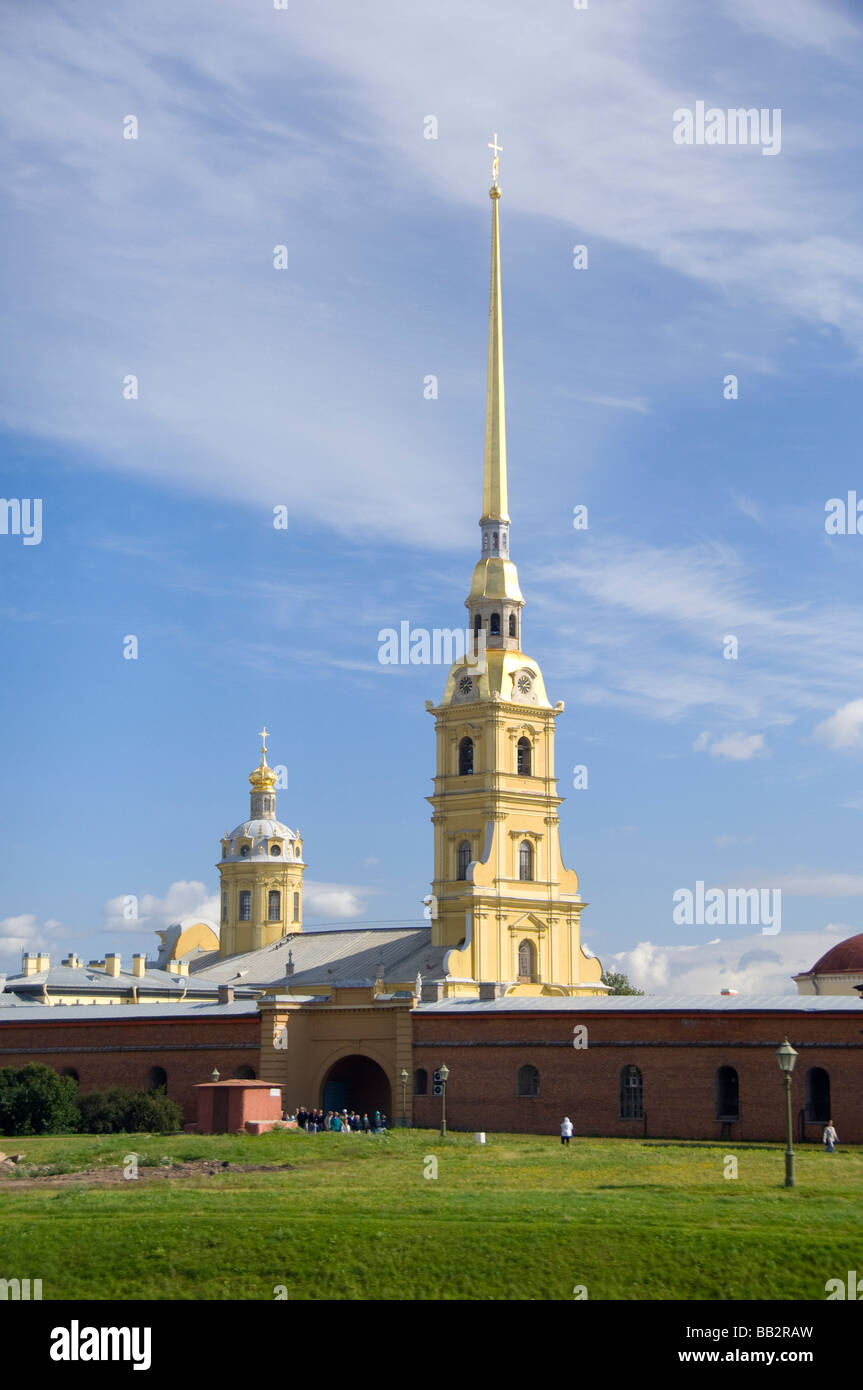 Russia, St. Petersburg, Hare Island, Peter and Paul Fortress. (RF Stock Photo - Alamy