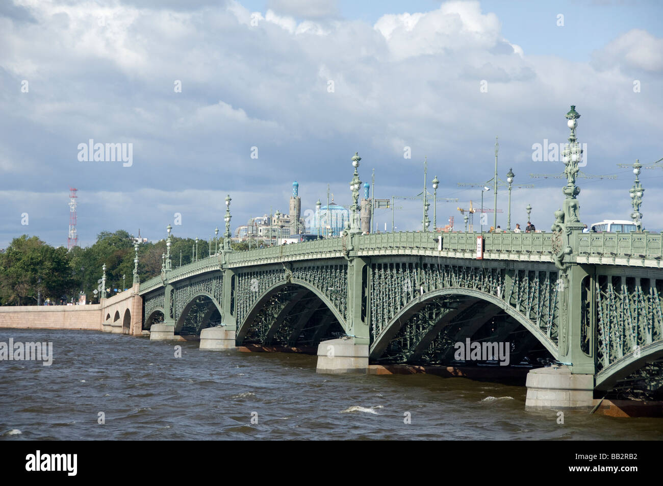 Bridge over neva river in hi-res stock photography and images - Alamy