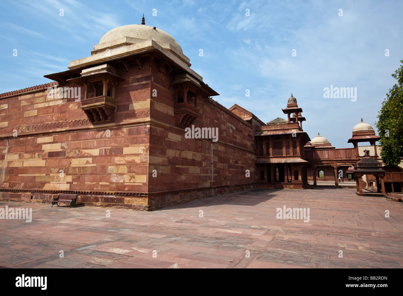 Jodhbai Palace in Akbar Harem Fatehpur Sikri India Stock Photo - Alamy