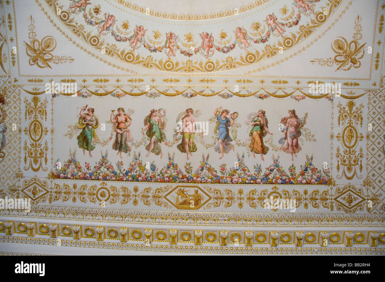 Russia, St. Petersburg, Yusupov Palace . Home where Rasputin was ...