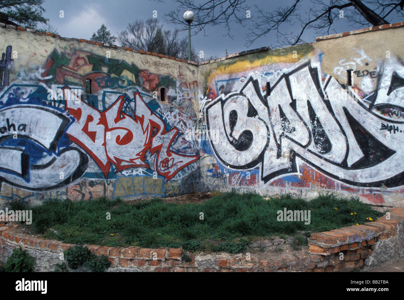 Graffiti in Prague Czech Republic Stock Photo - Alamy