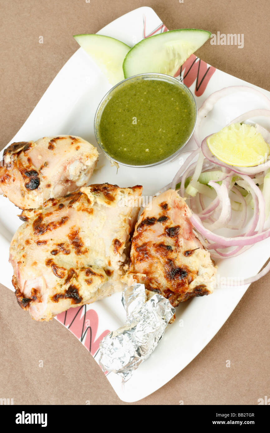 Chicken Tangri - Chicken leg piece is marinated in curd, ginger garlic ...