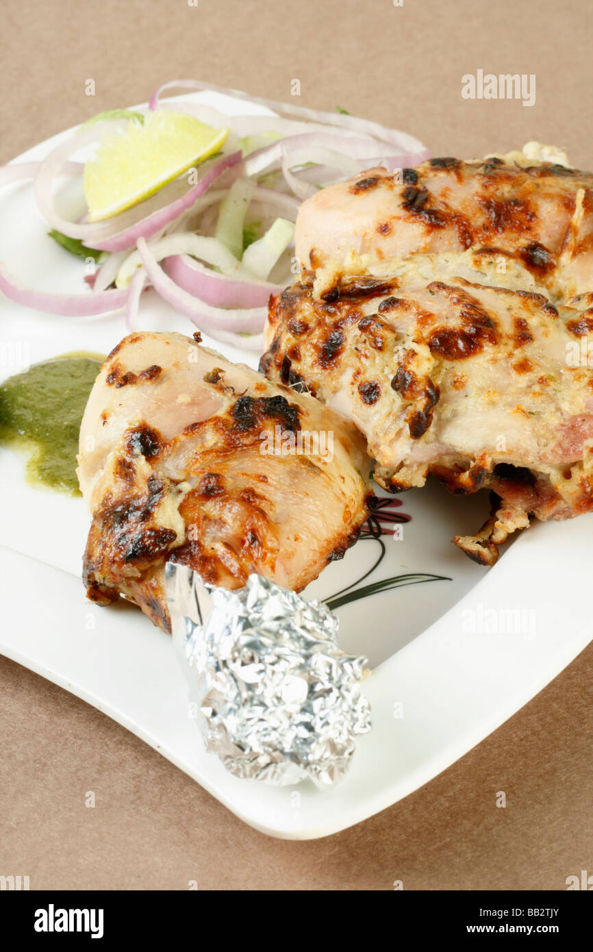 Chicken Tangri - Chicken leg piece is marinated in curd, ginger garlic ...
