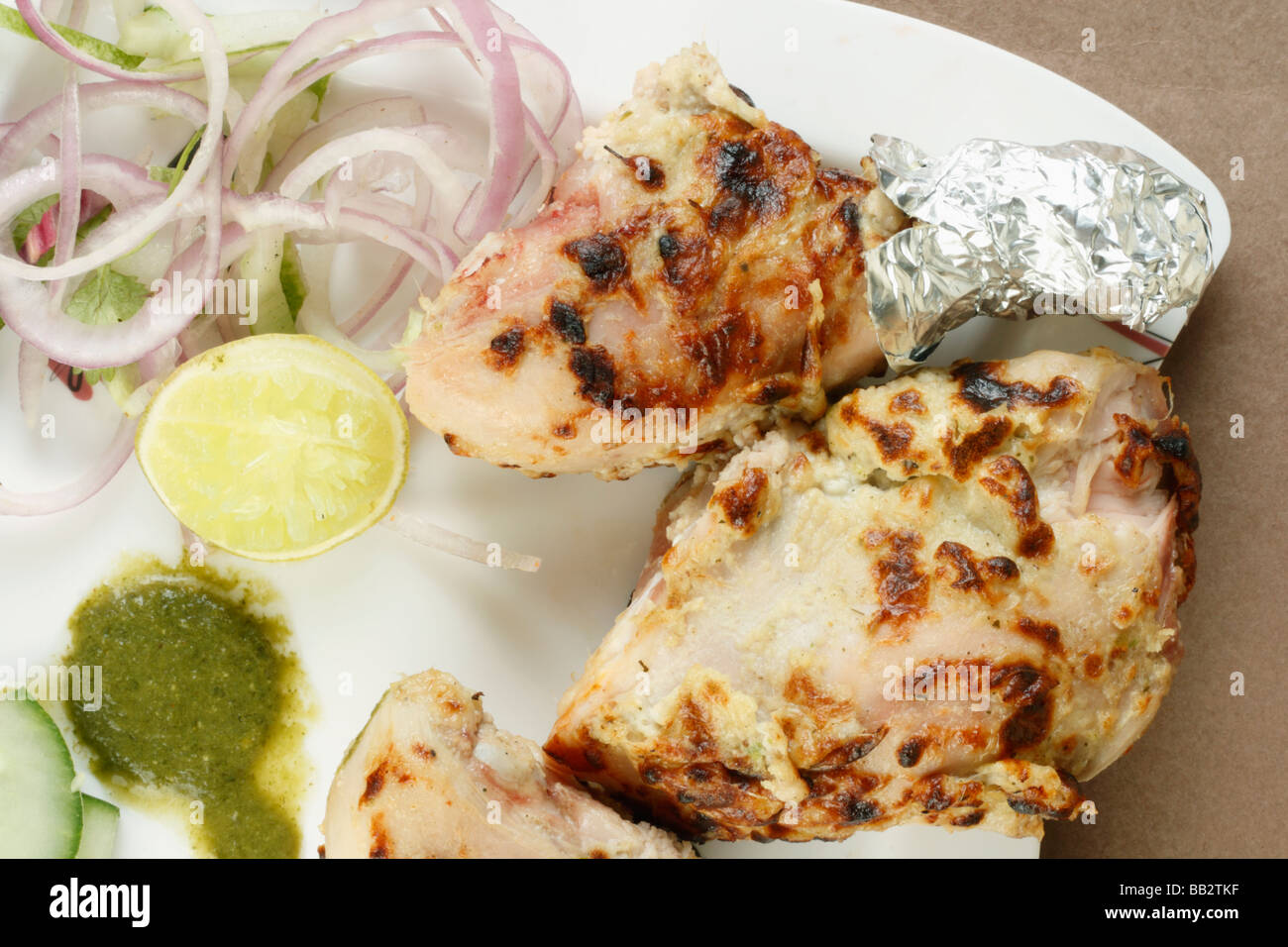 Chicken Tangri - Chicken leg piece is marinated in curd, ginger garlic ...