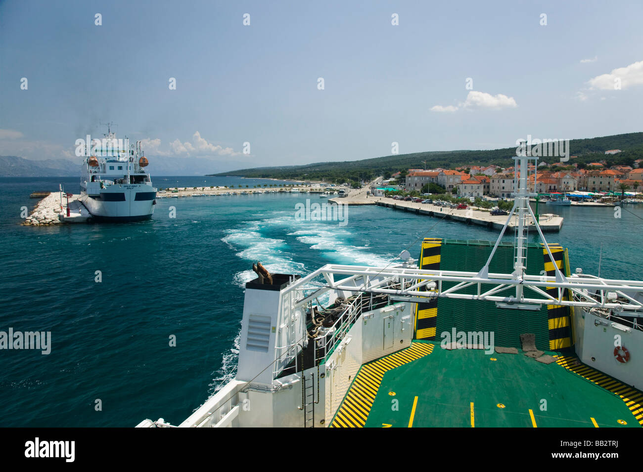 Croatia, Central Dalmatia, BRAC ISLAND, SUPETAR. BRAC-SPLIT Island ...