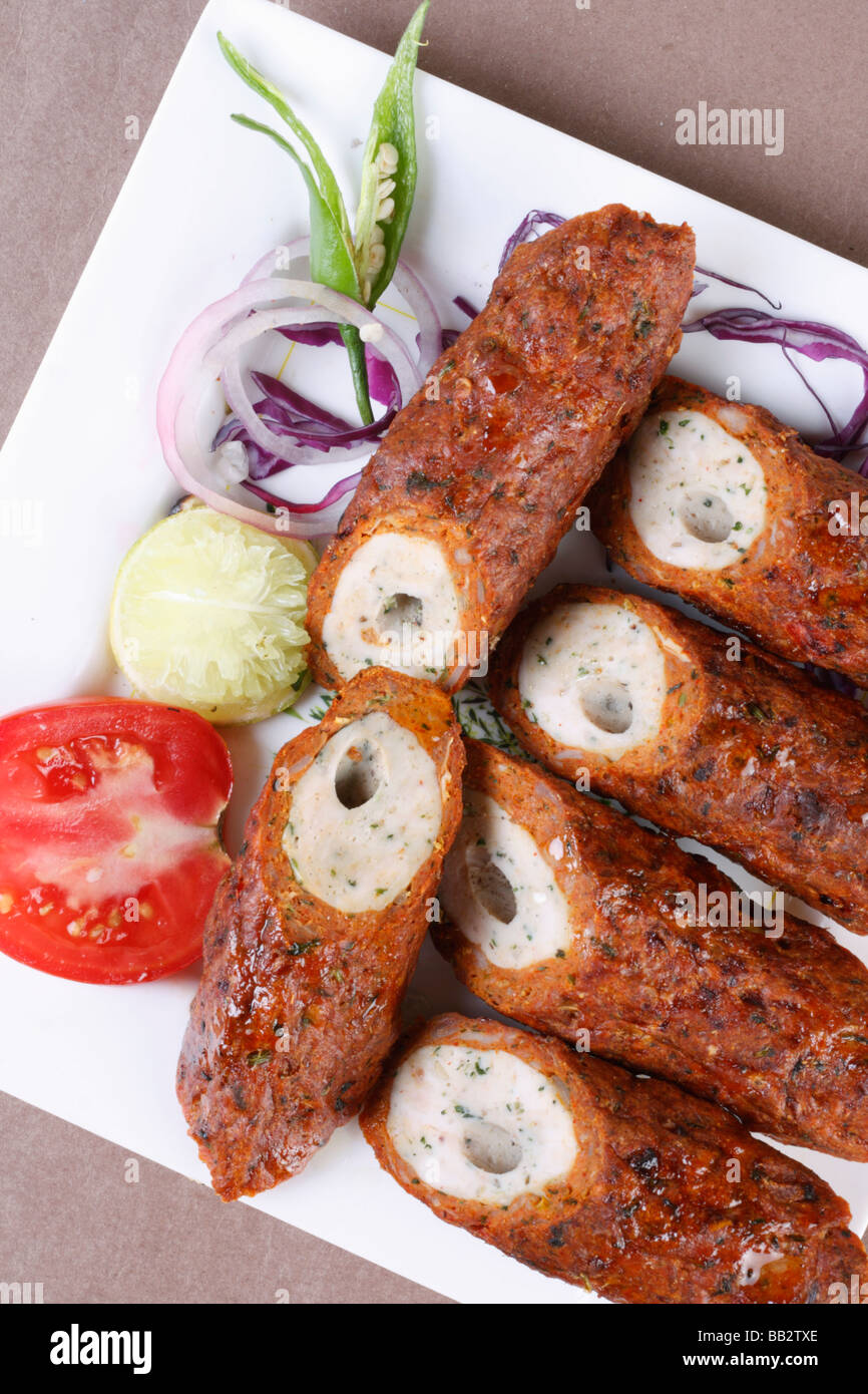 Mixed Kebab – A grilled meat snack Stock Photo - Alamy