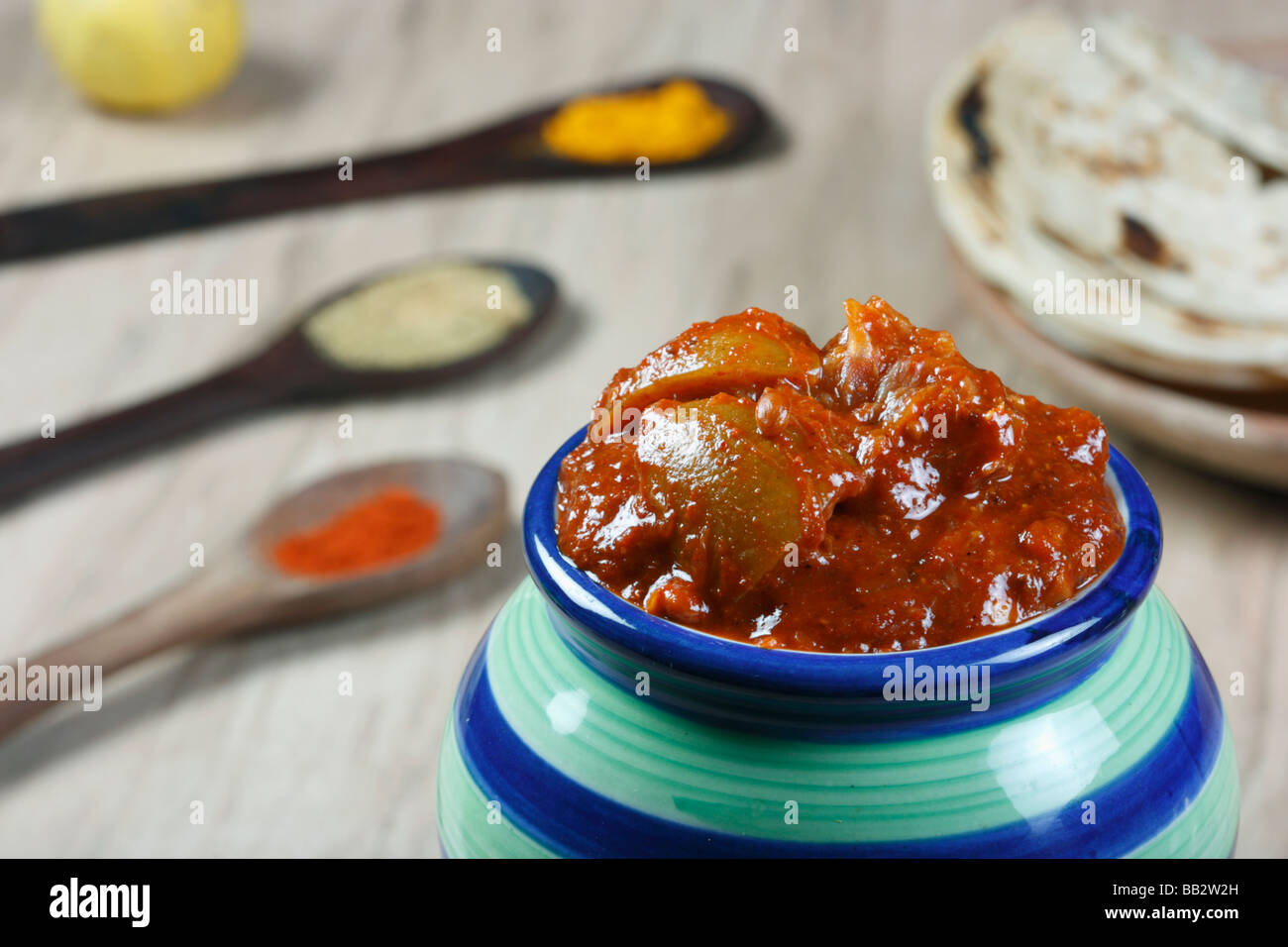 South Indian Lemon Pickle - A South Indian spicy tangy pickle Stock ...