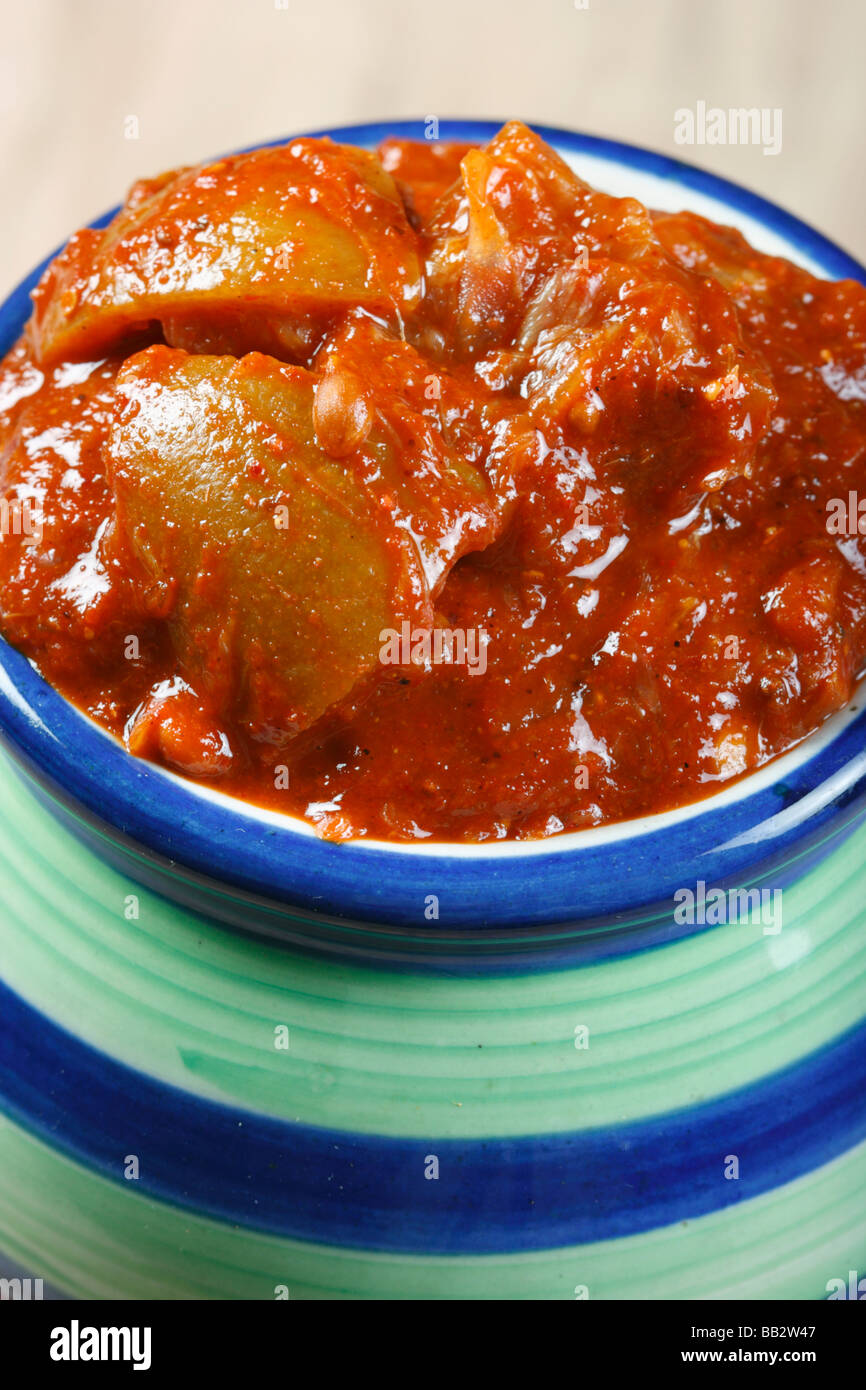 South Indian Lemon Pickle - A South Indian spicy tangy pickle Stock ...