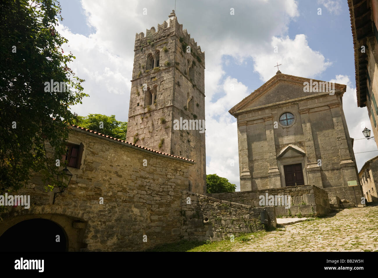 Croatia, Istria, HUM. HUM, World's smallest town, population 8!. Old ...