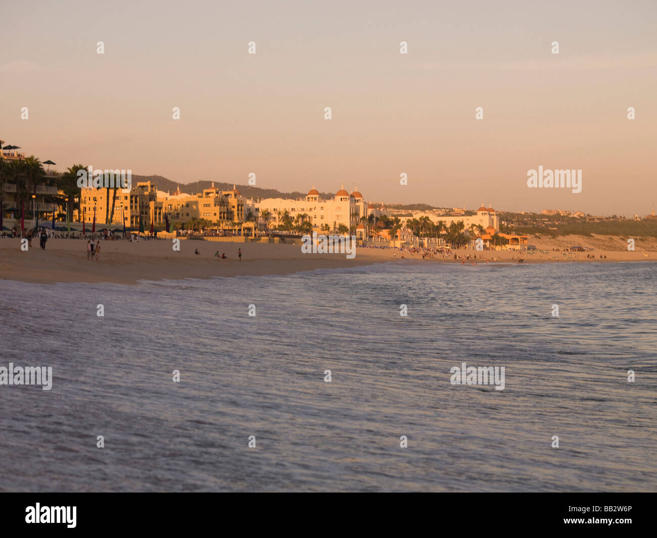 Los Cabos beach at sunset; Mexico Stock Photo - Alamy