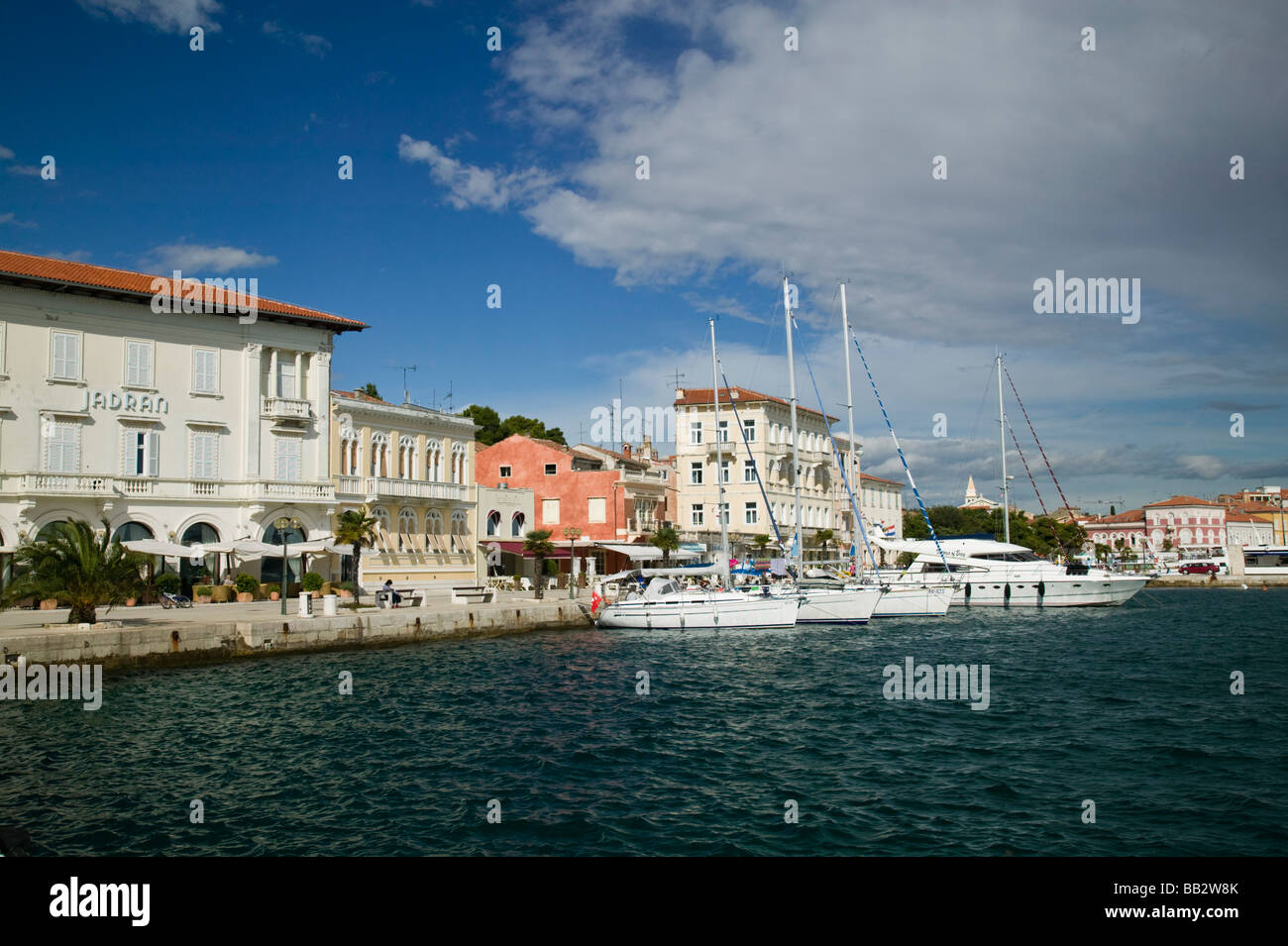 Croatia, Istria, POREC. Town View from POREC harbor Stock Photo - Alamy