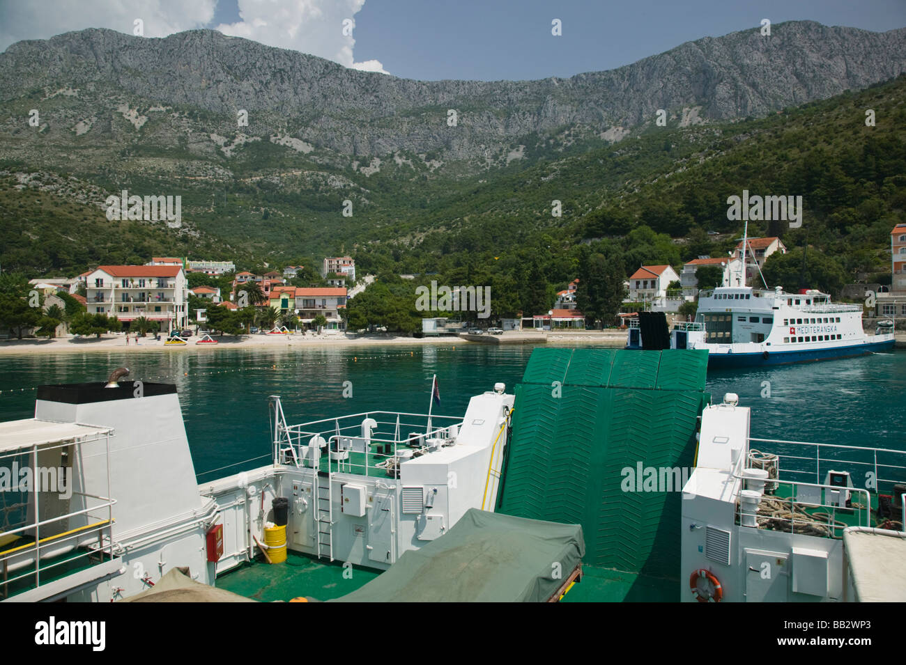 Croatia, Southern Dalmatia, DRVENIK. The resort of DRVENIK, gateway to ...