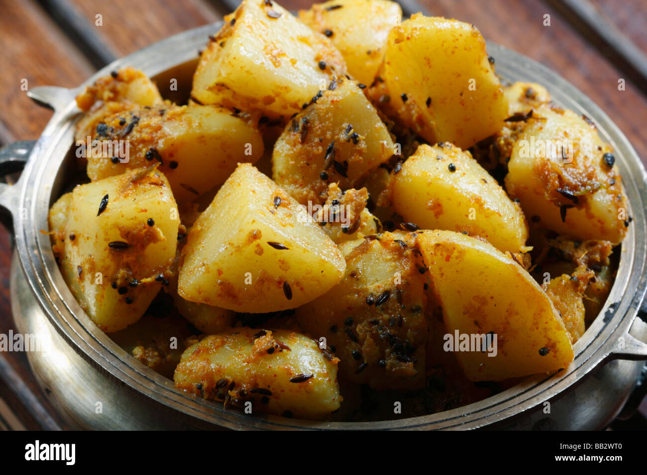 Jeera aloo is a side dish made out of jeera and aloo Stock Photo - Alamy