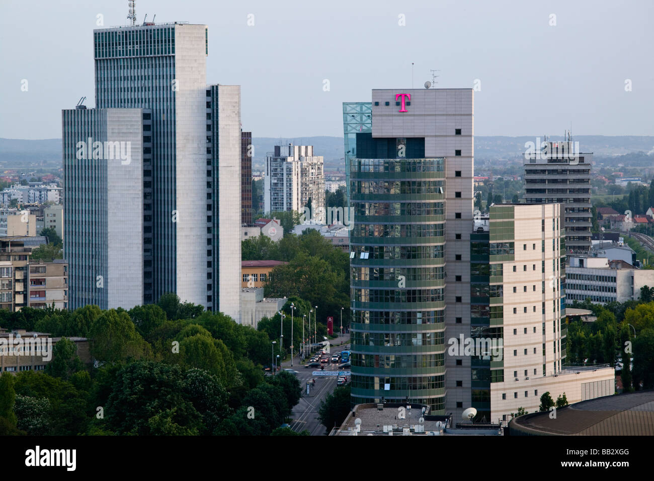 Croatia-Zagreb. Towers of Modern Zagreb Stock Photo - Alamy