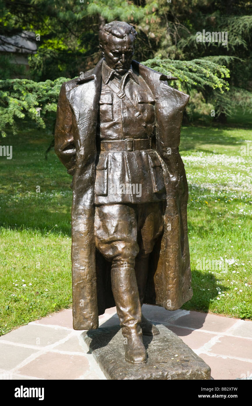 SERBIA, Belgrade. Statue of Joseph Broz Tito (1902-1980), former ...