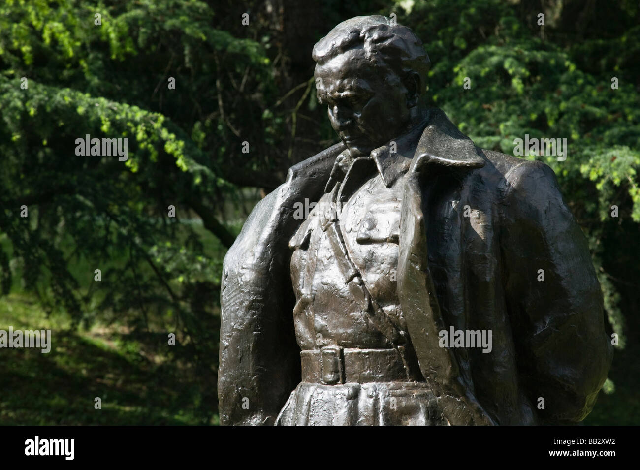 SERBIA, Belgrade. Statue of Joseph Broz Tito (1902-1980), former ...