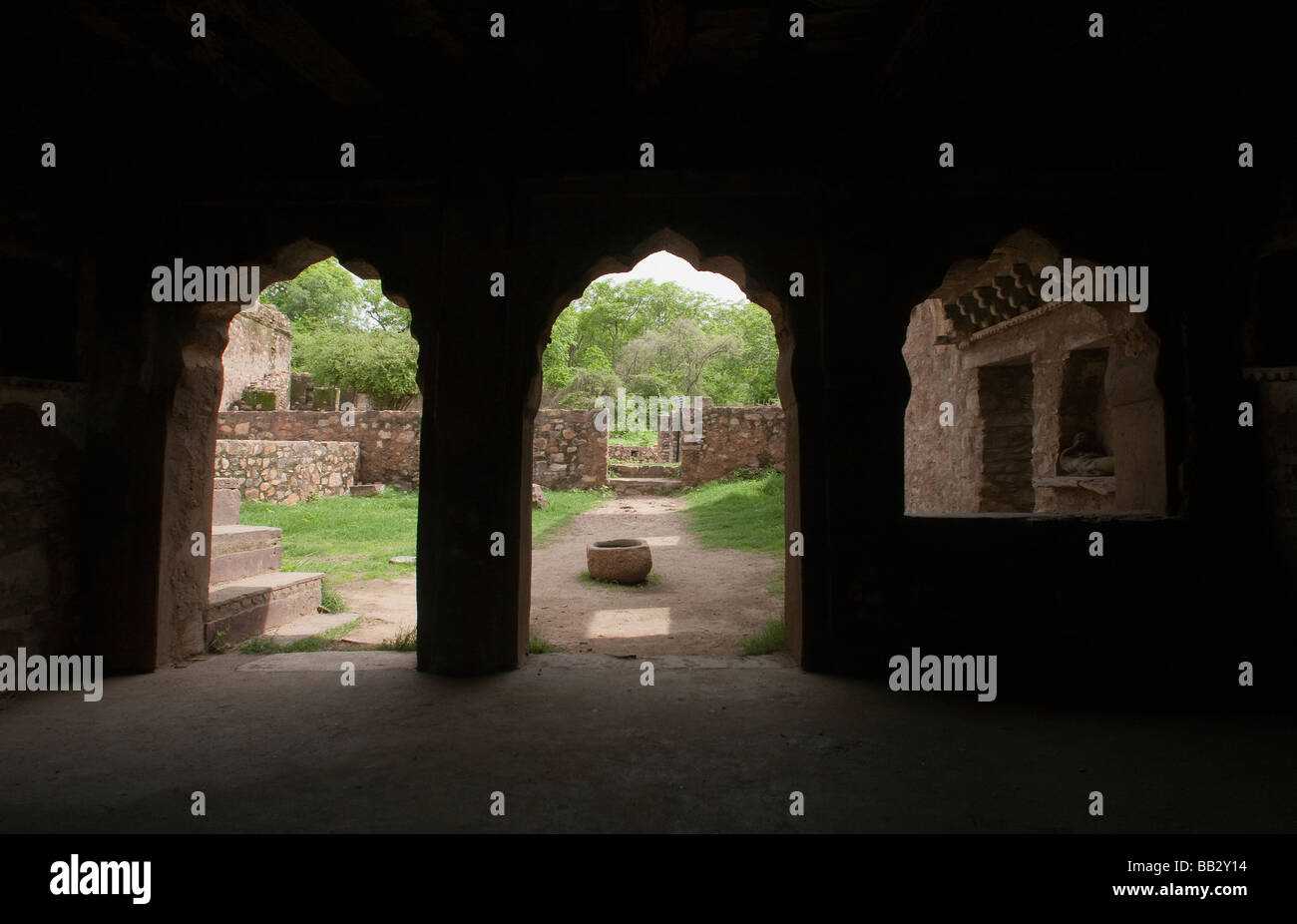One of the old Mahal Historic building at Ranthambhore Fort, Rajasthan ...