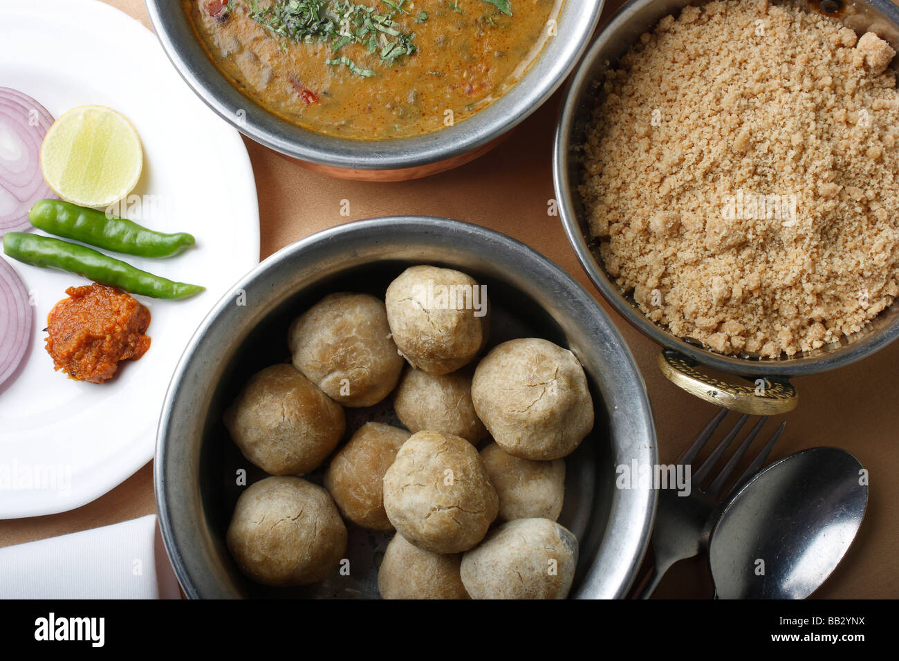 Dal bati hi-res stock photography and images - Alamy