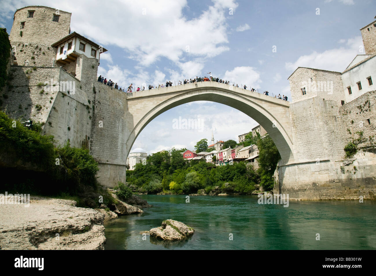 Bosnia-Hercegovina - Mostar. The Old Bridge Stari Most - (b.1556 ...