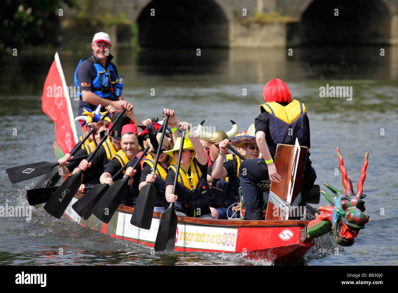 Dragon boat races at Abingdon, 2009 35 Stock Photo - Alamy