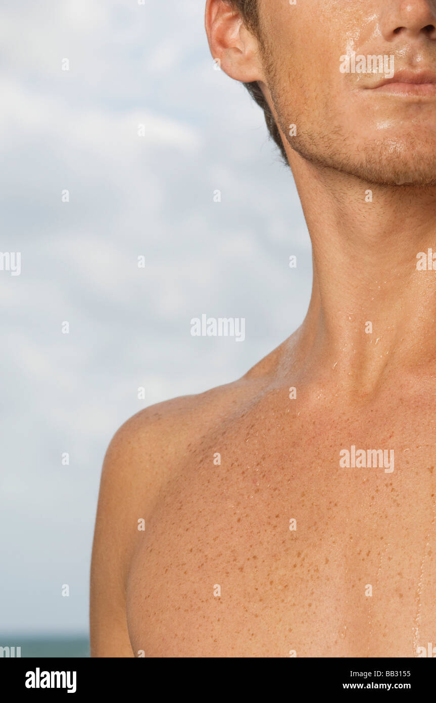 Close-up of a man Stock Photo - Alamy