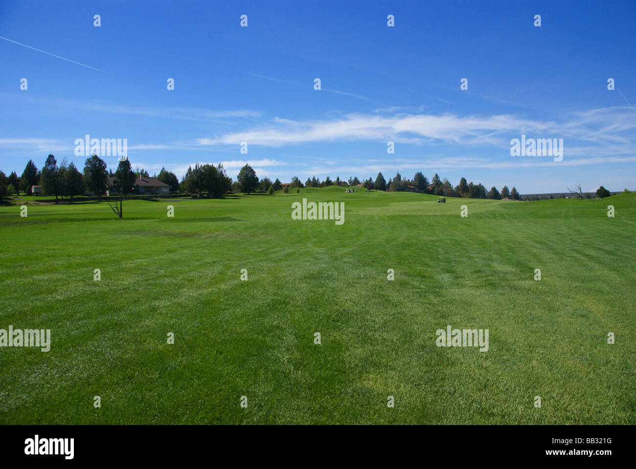 Golf course green fairway blue sky Eagle Crest Resort Golf Course ...