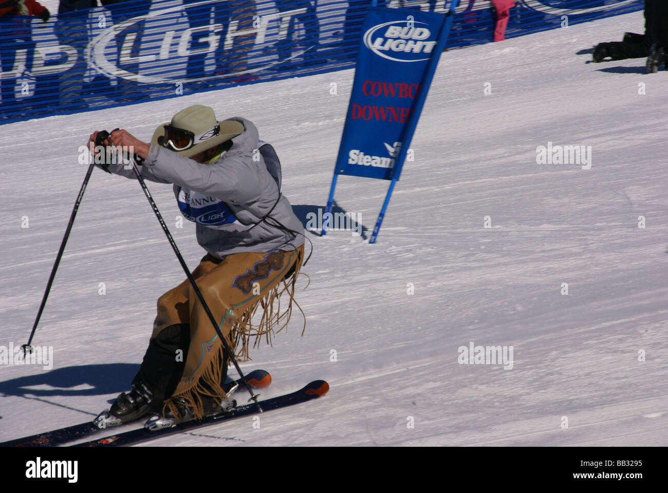Skiing cowboy hi-res stock photography and images - Alamy