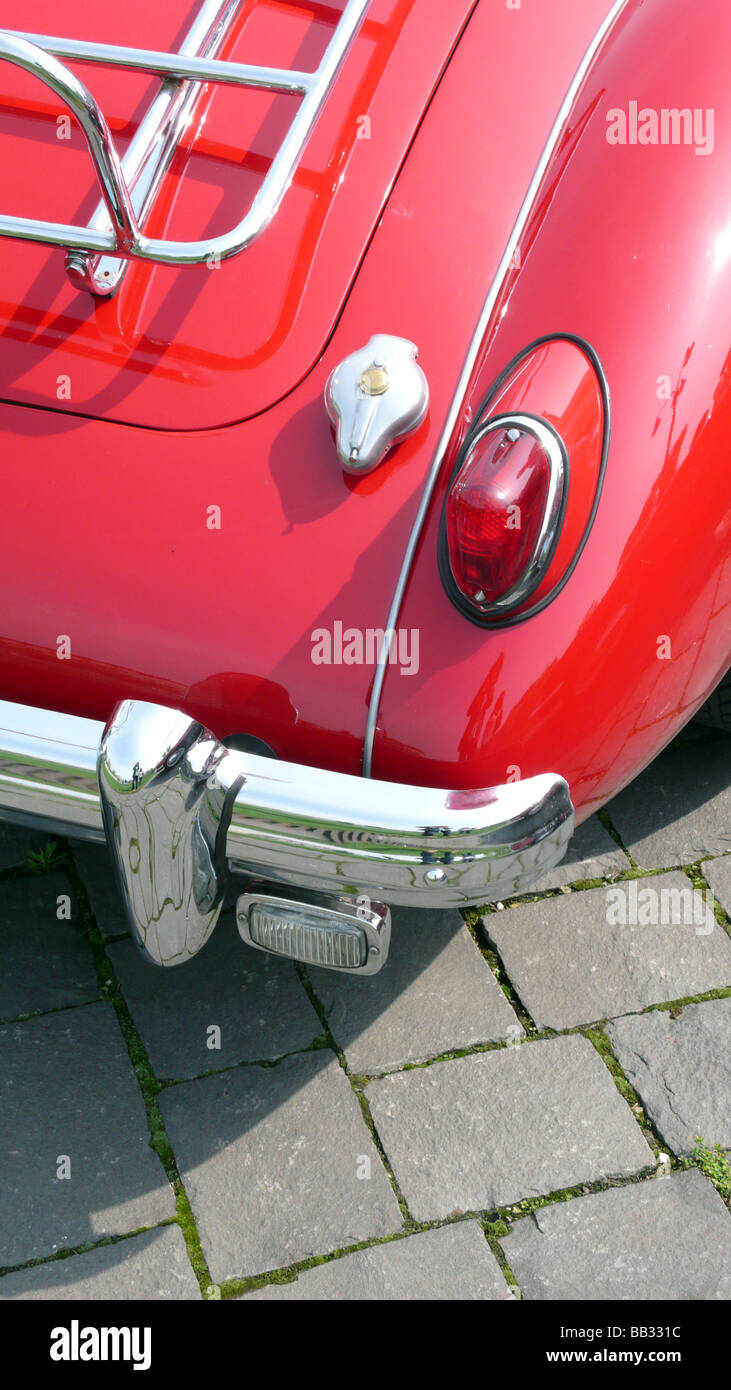 Rear of a MG classic car Stock Photo - Alamy