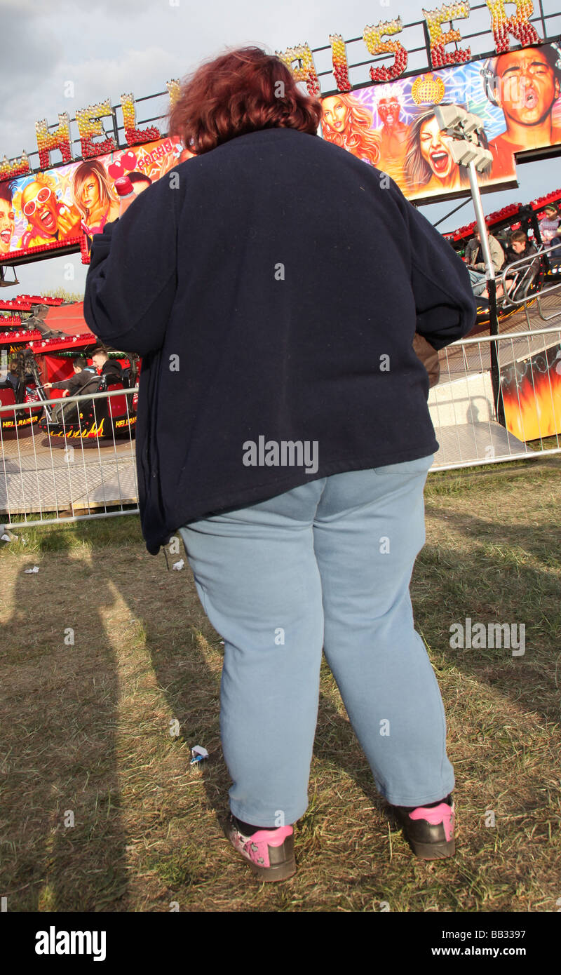 Obese teenage girl Stock Photo - Alamy